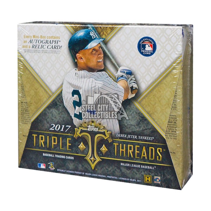 2017 Topps Triple Threads Baseball Hobby Box | Steel City Collectibles