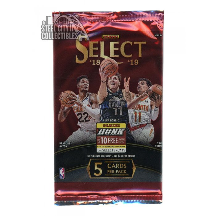 2018-19 Panini Select Basketball Hobby Pack | Steel City Collectibles