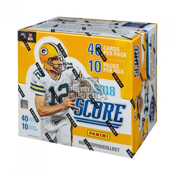 2018 Panini Score Football Hobby Box Random 2-Pack Group Break #1 ...