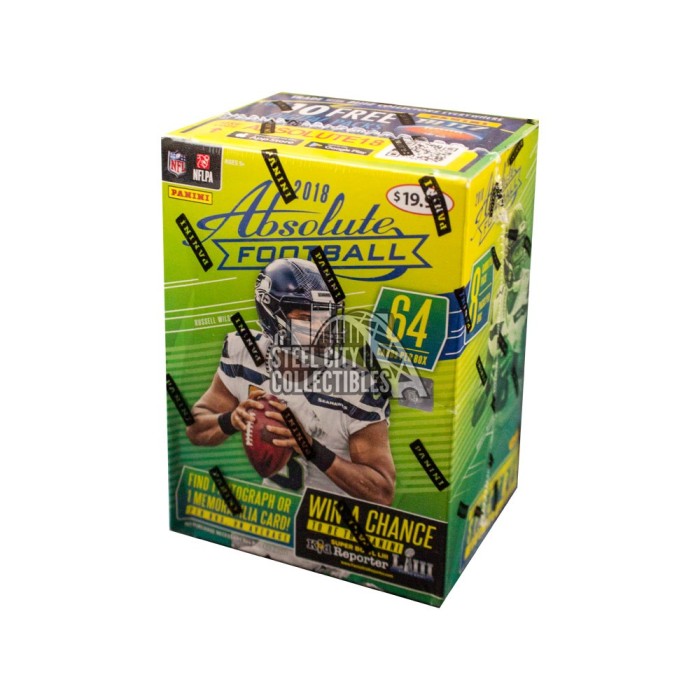 2018 Panini Absolute Football 8-pack Blaster Box *PLEASE READ* | Steel ...