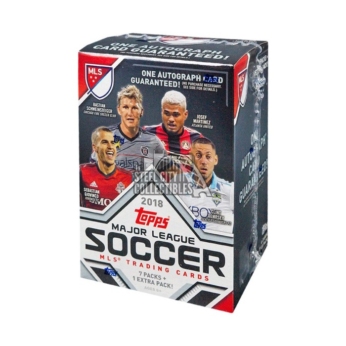 2018 Topps MLS Soccer 8ct Blaster Box | Steel City Collectibles