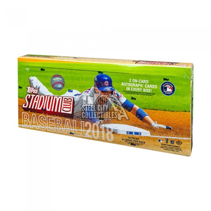 2018 Topps Stadium Club Baseball Hobby Box | Steel City Collectibles