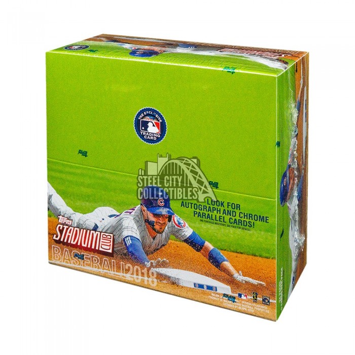2018 Topps Stadium Club Baseball 24 Pack Retail Box | Steel City ...