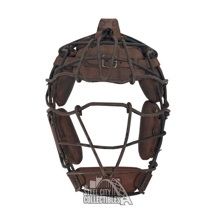 1900s Authentic Catchers Baseball Mask | Steel City Collectibles