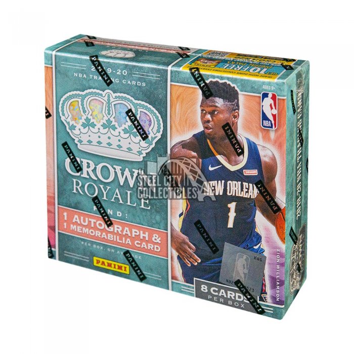2019-20 Panini Crown Royale Basketball Hobby Box | Steel City Collectibles