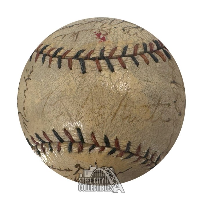 New York Yankees 1935 Autographed Team Signed Baseball - PSA/DNA - JSA ...