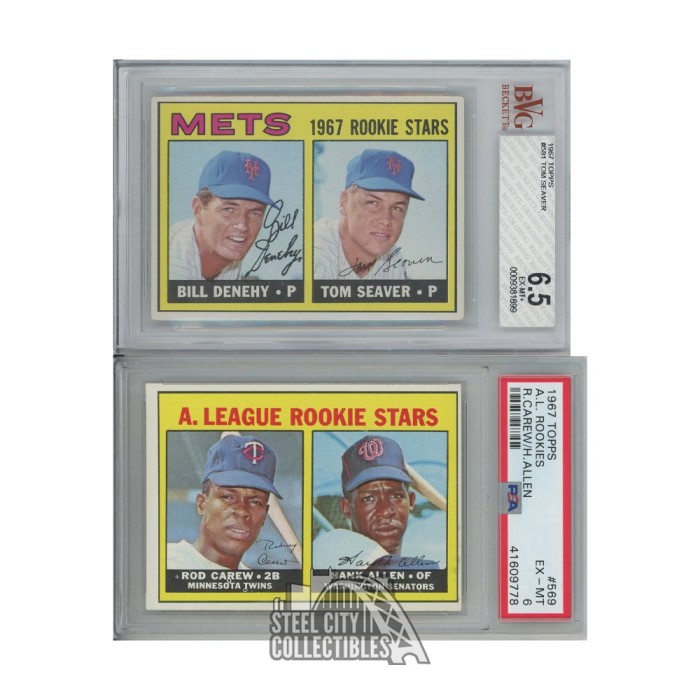 1967 Topps Baseball Complete 609 Card Set (In Binder) | Steel City ...