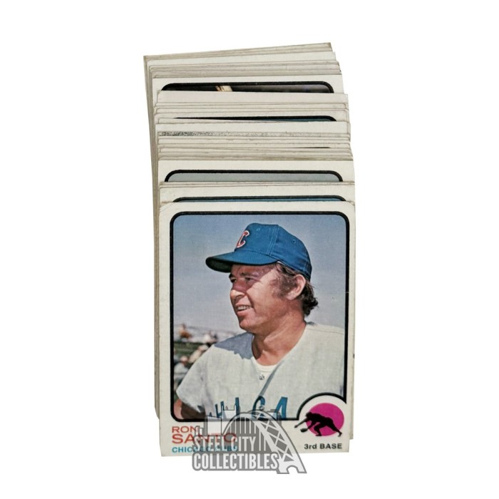 1973 Topps Baseball Assorted 35 Low Grade Card Lot (1 Duplicate ...
