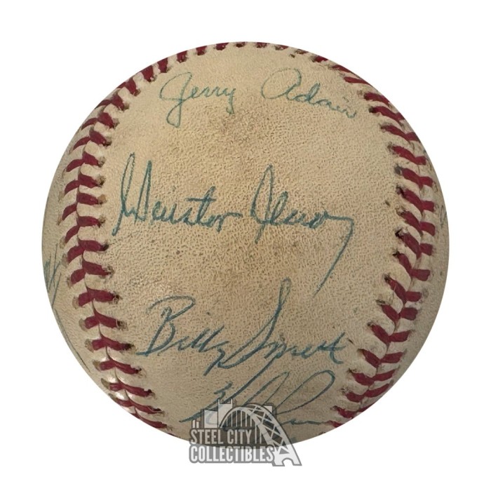 California Angels 1975 Autographed Official American League Baseball ...