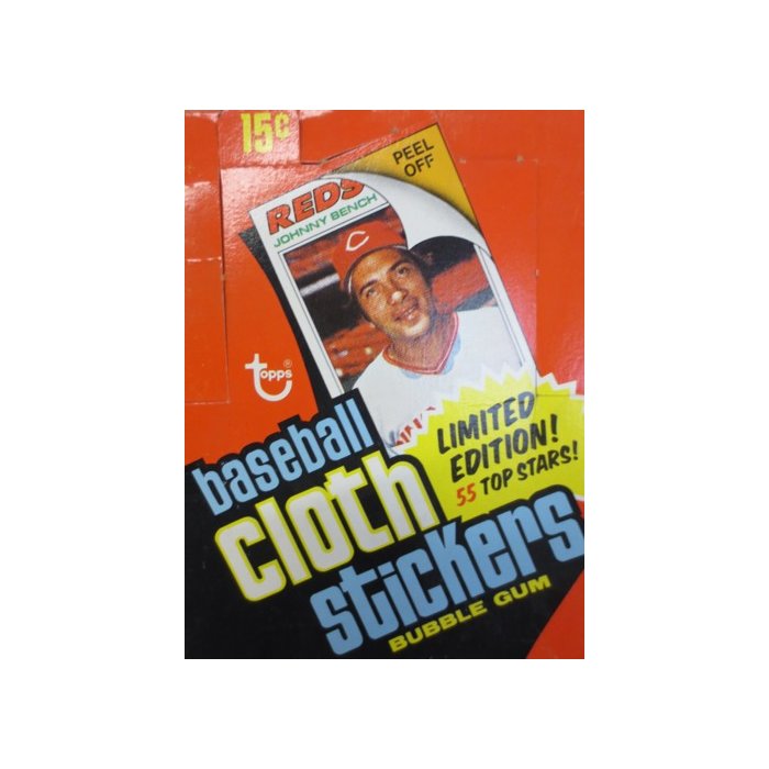 1977 Topps Cloth Sticker 32 Pack Lot in Original Box | Steel City ...