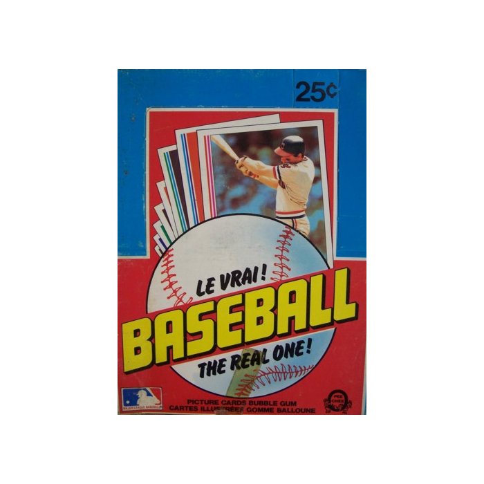 1982 Topps O-pee-chee Baseball Unopened Wax Pack Box | Steel City 