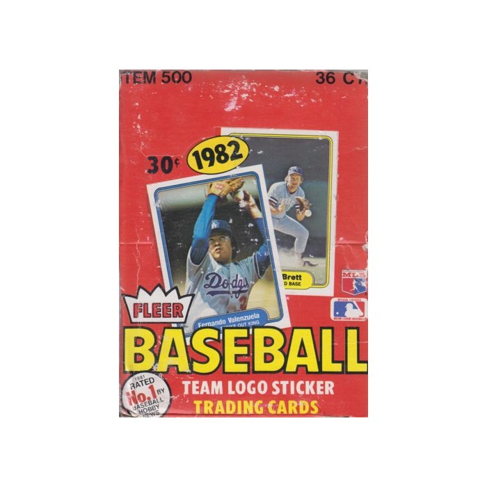 1982 Fleer Baseball Wax Pack Box | Steel City Collectibles