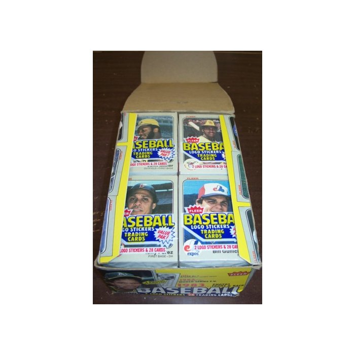 1983 Fleer Baseball Cello Box w/Gwynn RC showing | Steel City Collectibles