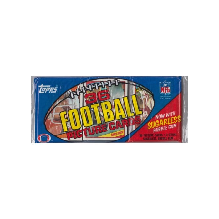 1984 Topps Football Grocery Rack Pack w/Marino In Action Card On Top ...