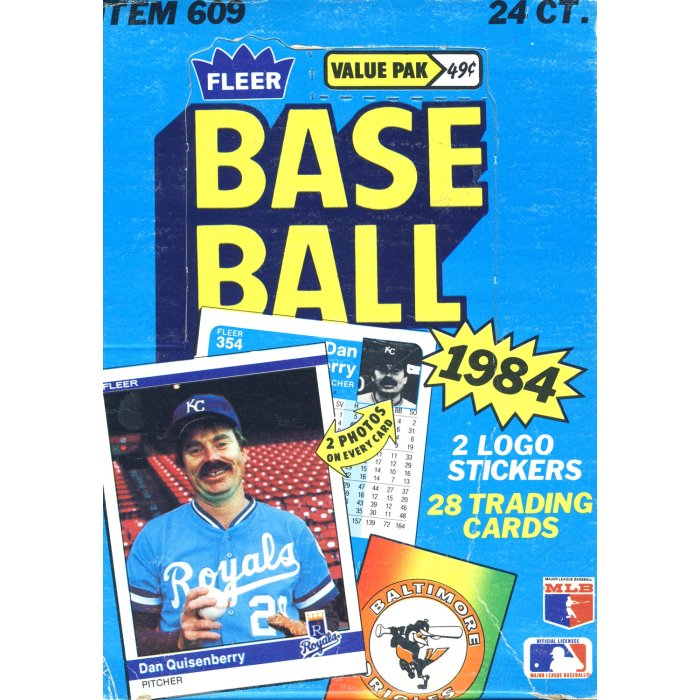 1984 Fleer Baseball Cello Box | Steel City Collectibles