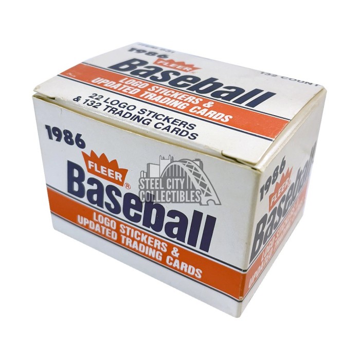 1986 Fleer Update Baseball Factory Set (Without Stickers) | Steel City ...