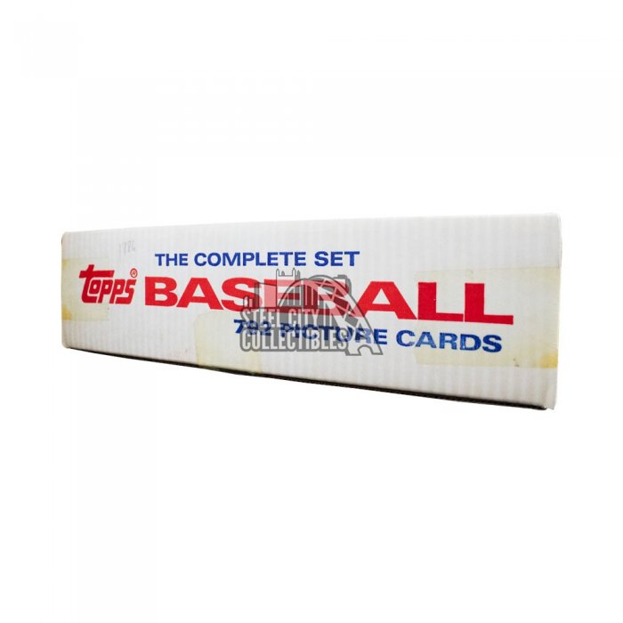 1986 Topps Baseball Factory Set Red/White/Blue Box | Steel City ...