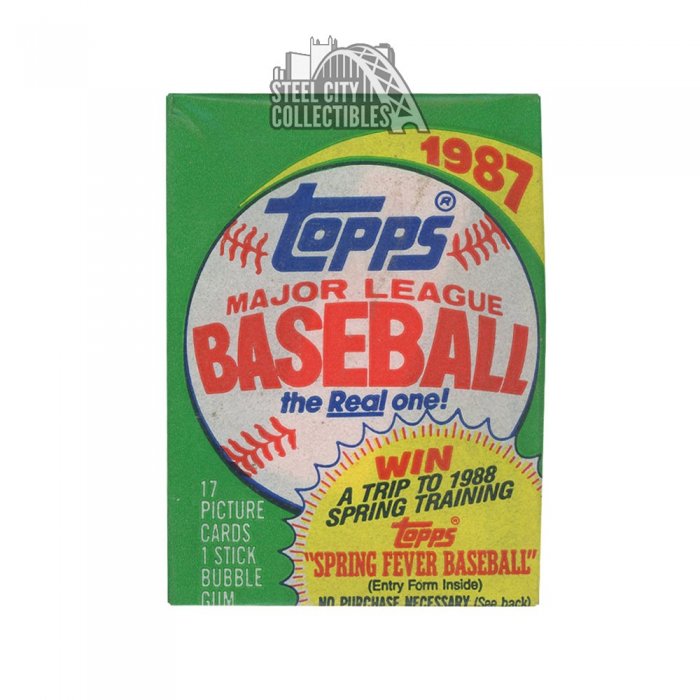 1987 Topps Baseball Wax Pack | Steel City Collectibles