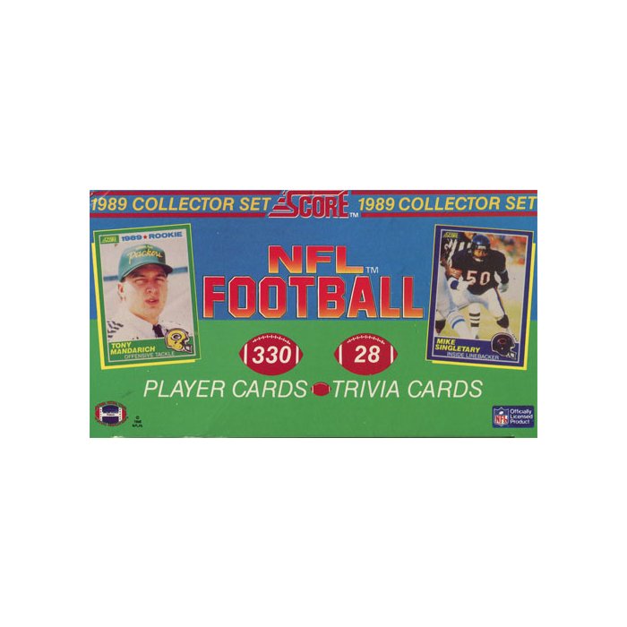 1989 Score Football Factory Set | Steel City Collectibles