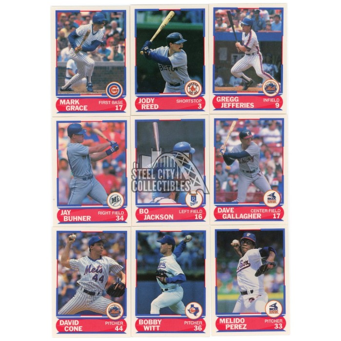 1989 Score Baseball Glossy Young Stars Complete Set | Steel City ...