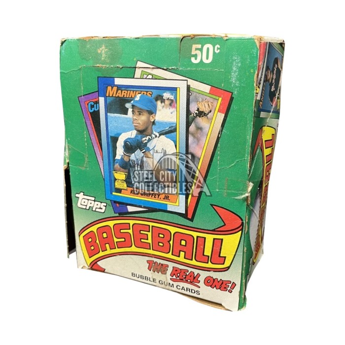 1990 Topps Baseball Box (please Read) | Steel City Collectibles