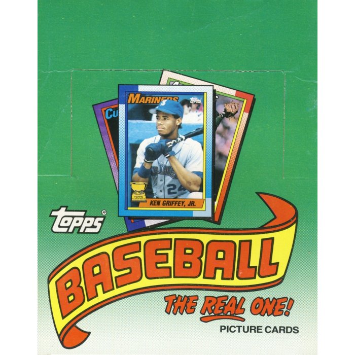 1990 Topps Baseball 24ct Rack Pack Box | Steel City Collectibles