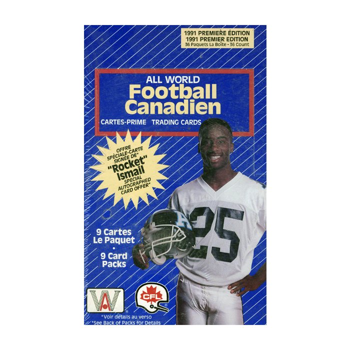 1991 All World CFL Football Wax Box | Steel City Collectibles