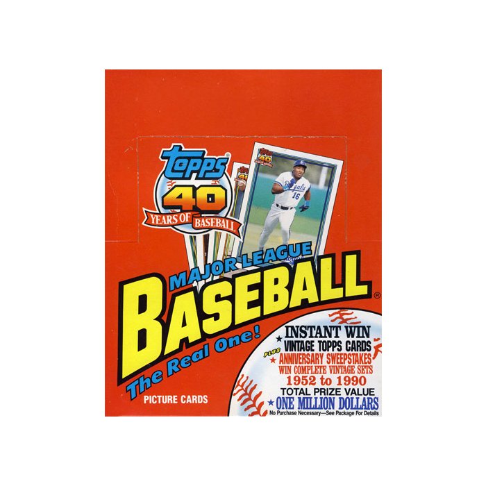 1991 Topps Baseball Rack Pack Box | Steel City Collectibles