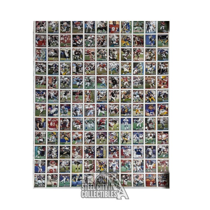 1991 Topps Football Cards Uncut Sheet (Dan Marino) | Steel City ...