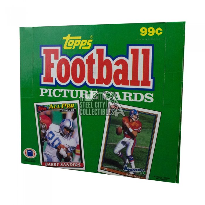 1991 Topps Football 24ct Cello Box | Steel City Collectibles