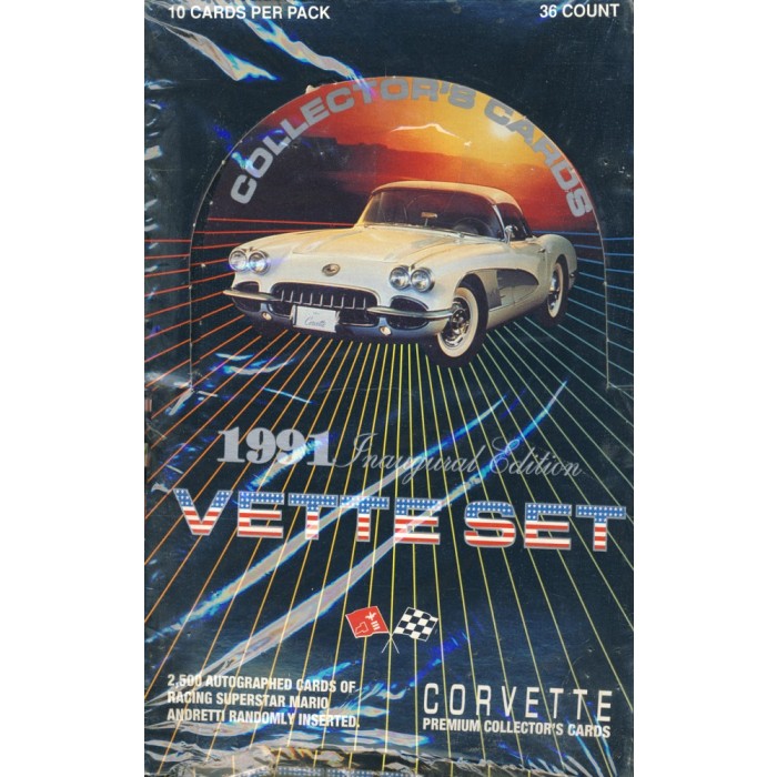 1991 Chevrolet Corvette Vette Set Trading Cards Box | Steel City ...