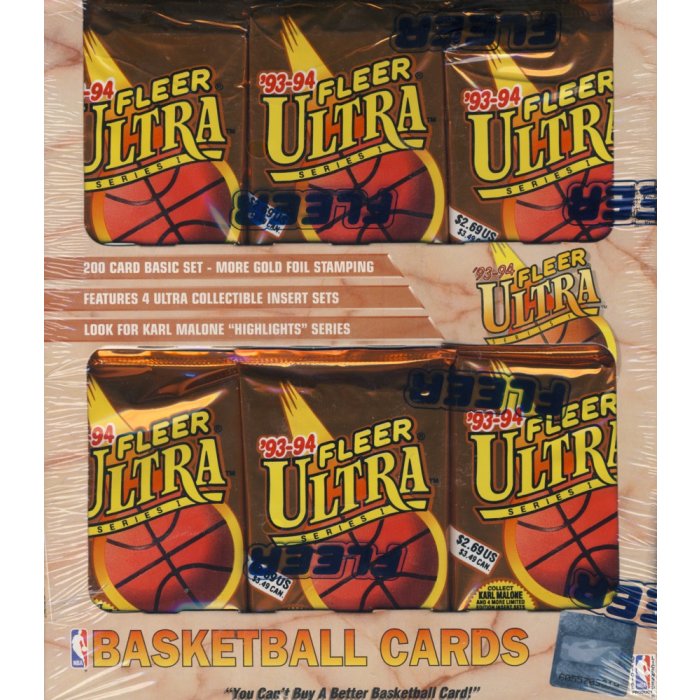 1993-94 Fleer Ultra Series 1 Basketball 36ct Jumbo Box | Steel City ...