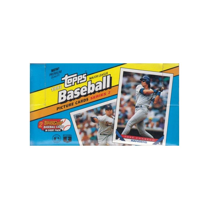 1993 Topps Series 2 Jumbo Baseball Box | Steel City Collectibles