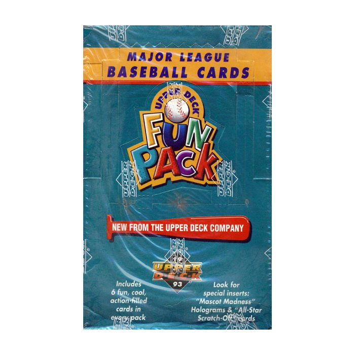 1993 Upper Deck Fun Pack Baseball Hobby Box | Steel City Collectibles