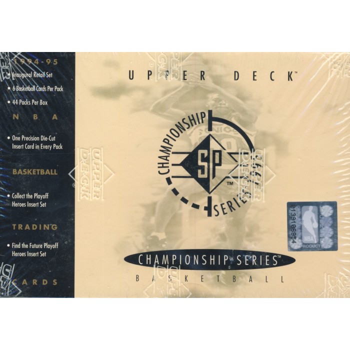 1994-95 Upper Deck SP Championship Series Basketball Hobby Box | Steel ... 1994-95 Upper Deck SP Championship Series Basketball Hobby Box | Steel ...