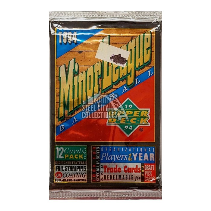 1994 Upper Deck Minor League Baseball Hobby Pack | Steel City Collectibles