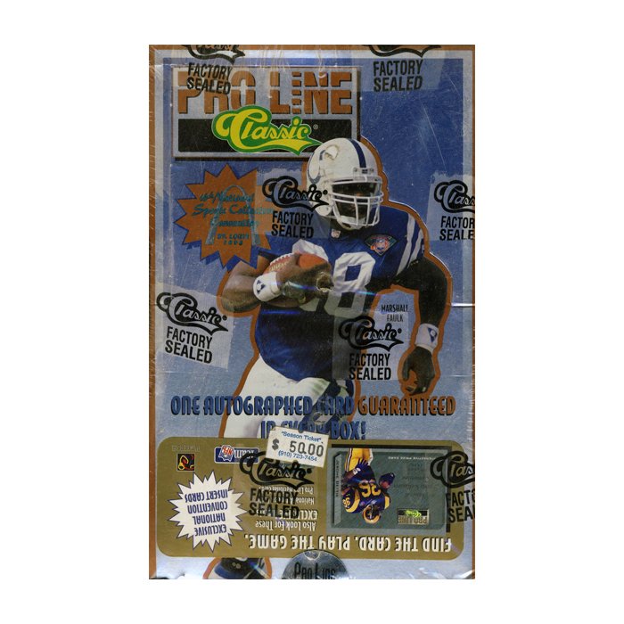 1995 Classic Pro Line Football St Louis National Version Box | Steel ...