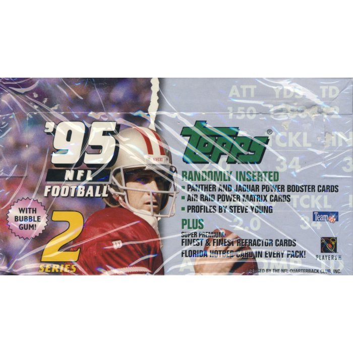 1995 Topps Series 2 Football 20ct Jumbo Box | Steel City Collectibles