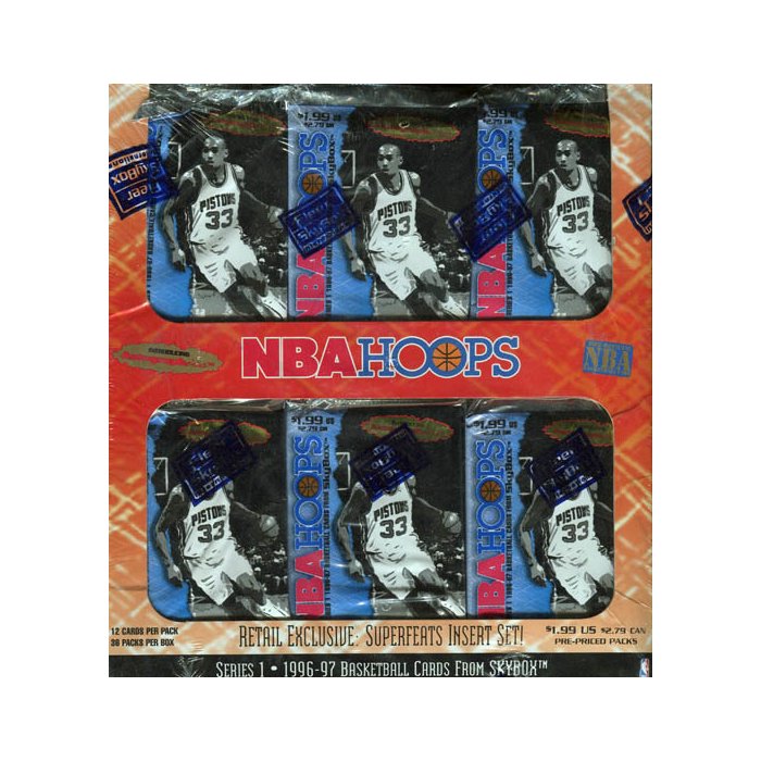 1996-97 Skybox Hoops Series 1 Basketball 36-Pack Retail Jumbo Box ...