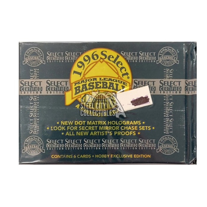 1996 Pinnacle Select Certified Baseball Hobby Pack | Steel City ...