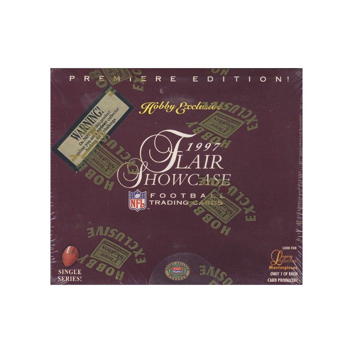 1997 Flair Showcase Football Hobby Box | Steel City Collectibles