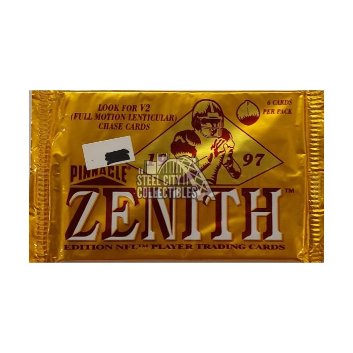 1997 Pinnacle Zenith Football Hobby Pack | Steel City Collectibles