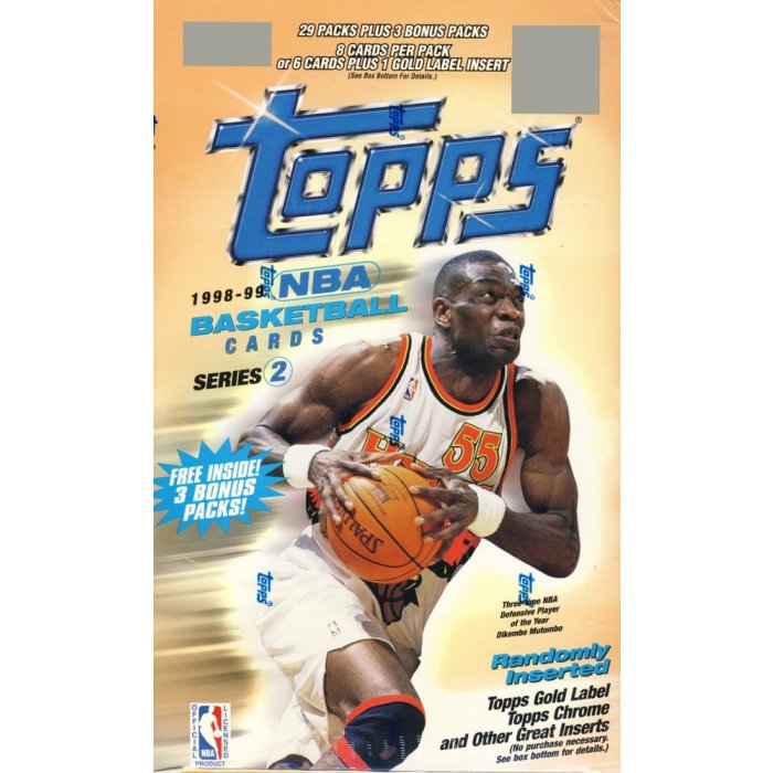 1998-99 Topps Series 2 Basketball 32ct Retail Box | Steel City Collectibles