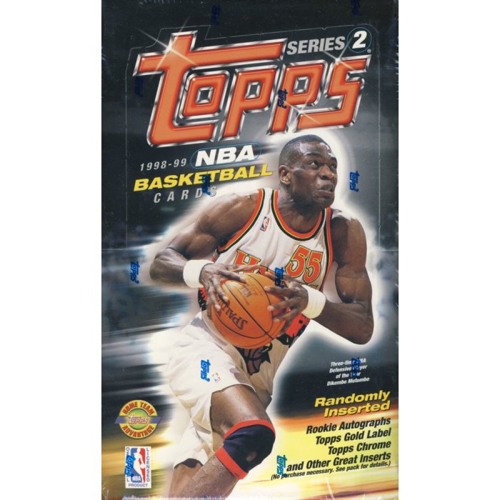 1998-99 Topps Series 2 Basketball HTA Jumbo Box | Steel City Collectibles