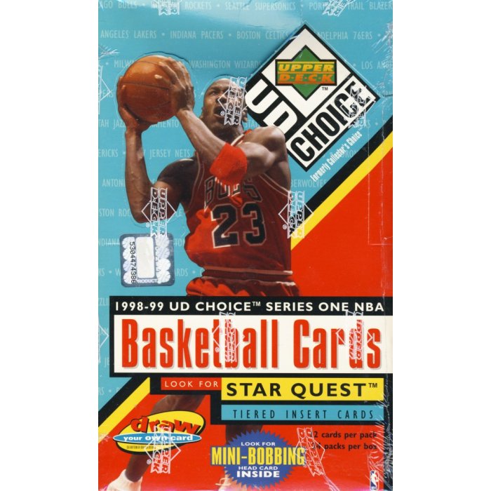 1998 99 Upper Deck Choice Series 1 Basketball 24ct Box Steel City