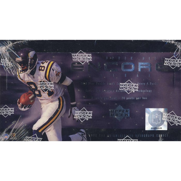 1998 Upper Deck Encore Football Hobby Box | Steel City Collectibles
