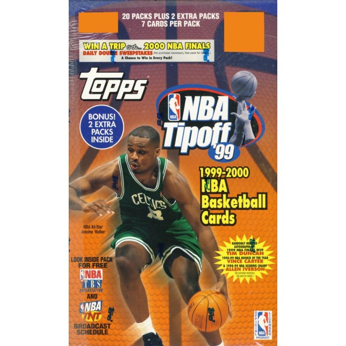 1999-00 Topps Tip Off Basketball 22ct Retail Box | Steel City Collectibles