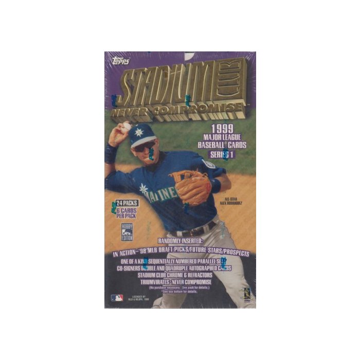 1999 Topps Stadium Club Series 1 Baseball Hobby Box | Steel City ...