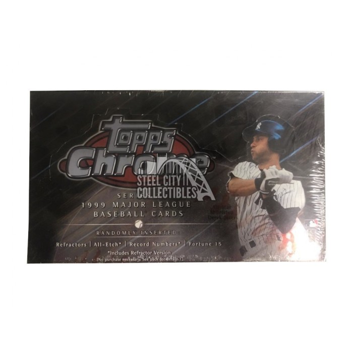 1999 Topps Chrome Series 2 Baseball Retail Box | Steel City Collectibles