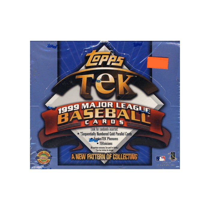 1999 Topps Tek Baseball Hobby Box | Steel City Collectibles